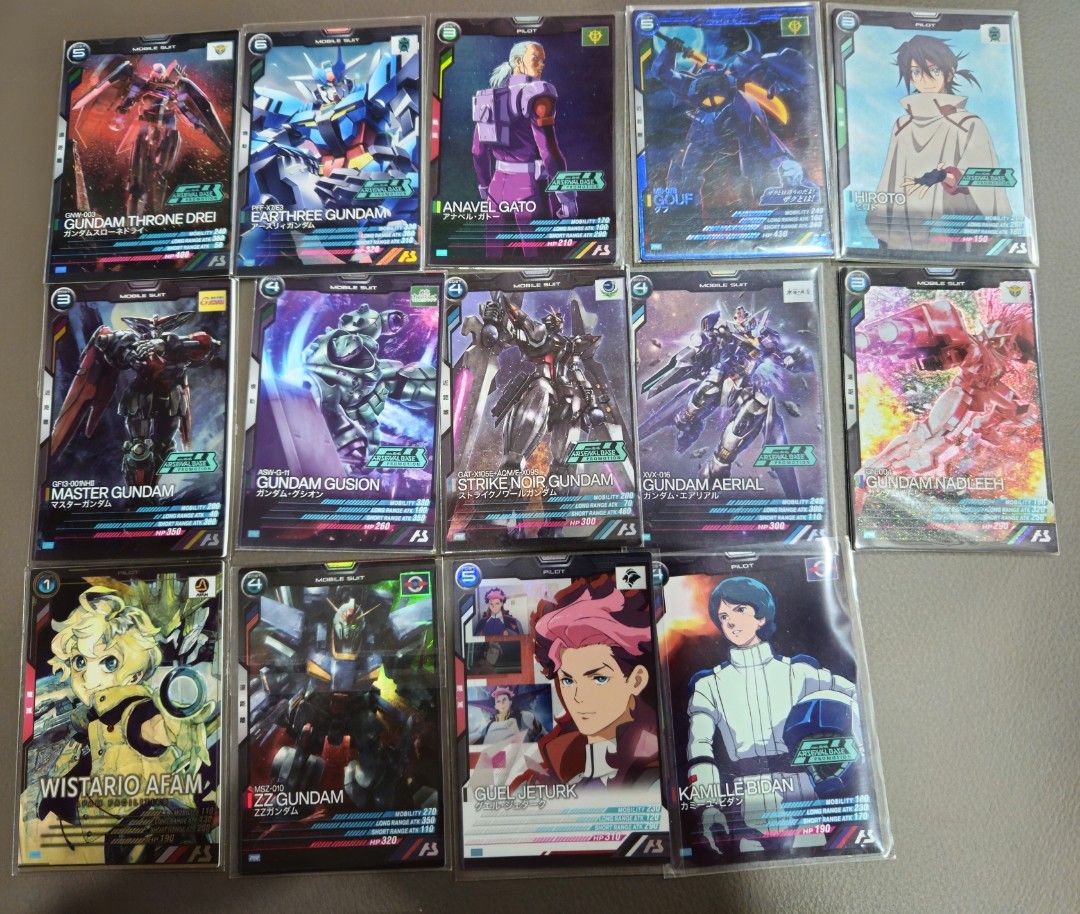 Gundam Arsenal Base Promo cards, Video Gaming, Gaming Accessories, Game ...