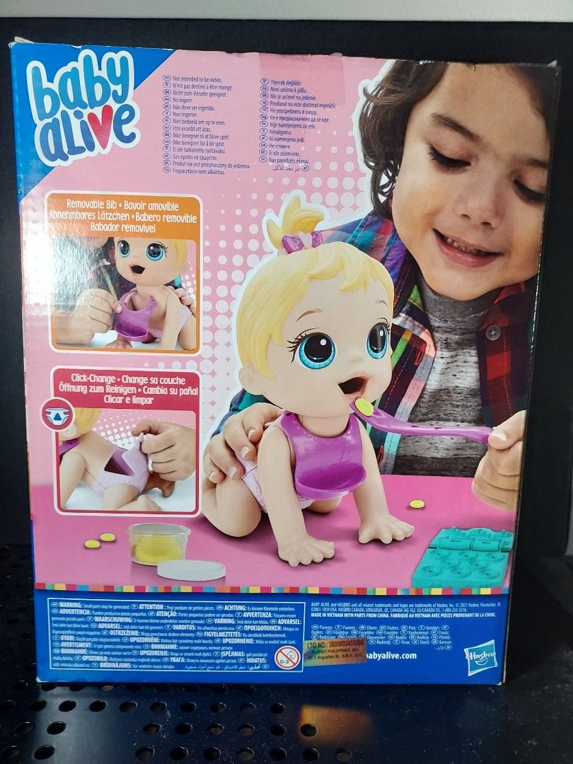Hasbro Baby Alive Toy Lil Snacks, Hobbies & Toys, Toys & Games on Carousell