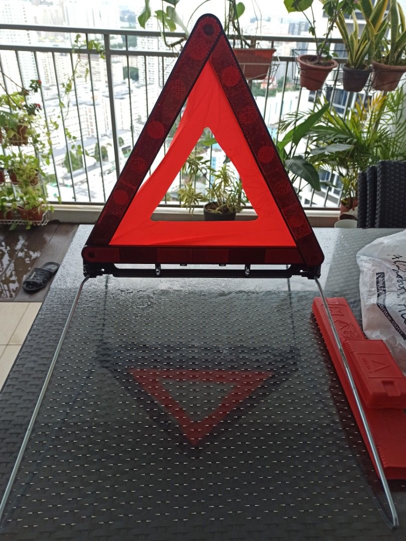 Hazard Triangle, Car Accessories, Accessories on Carousell