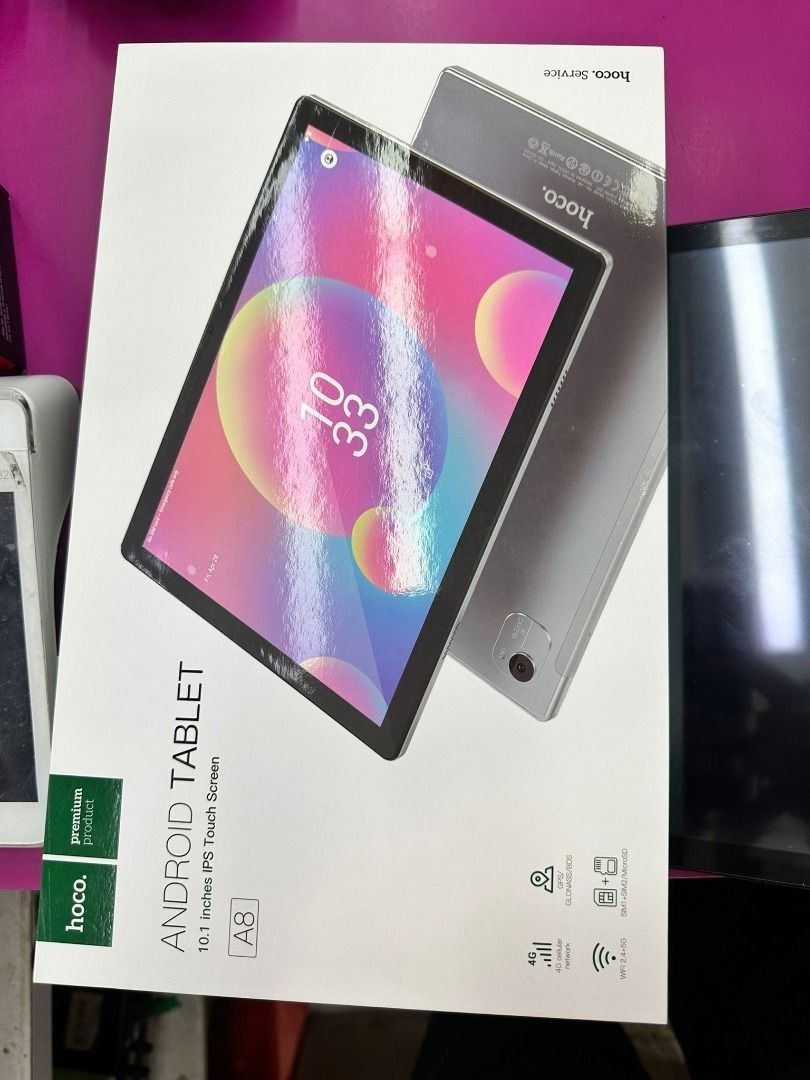 Hoco Tab A8 4G Dual Sim (10.1 inch) Black 128 GB, Mobile Phones ...