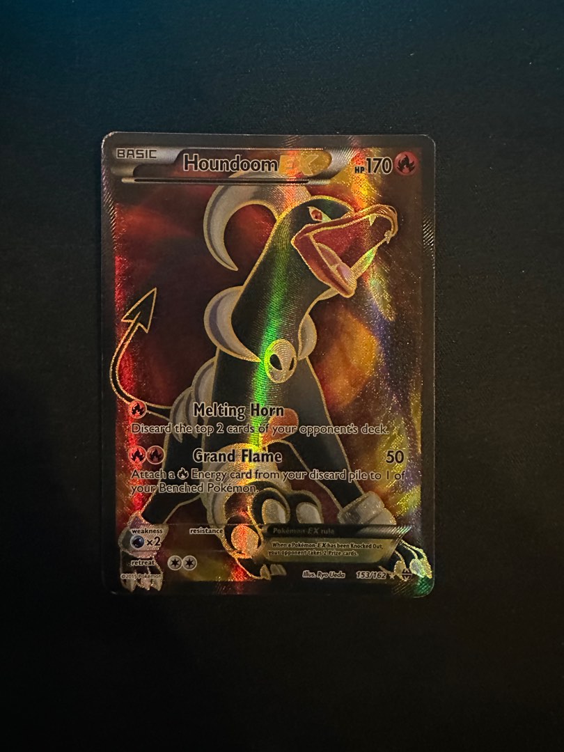Houndoom EX fullart, Hobbies & Toys, Toys & Games on Carousell