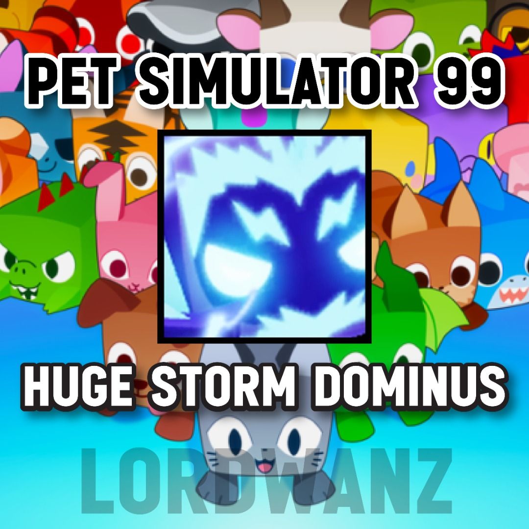 Huge Storm Dominus Pet Simulator 99, Video Gaming, Gaming Accessories ...