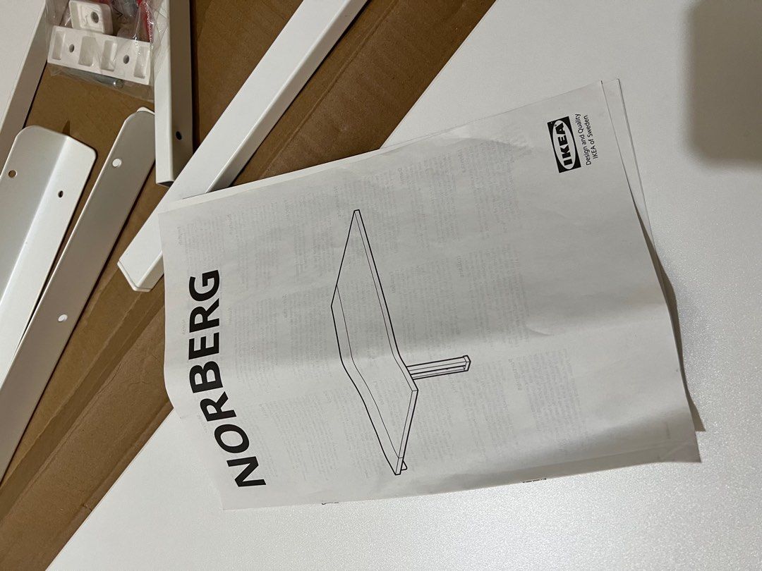 IKEA Norberg Table, Furniture & Home Living, Furniture, Tables & Sets ...