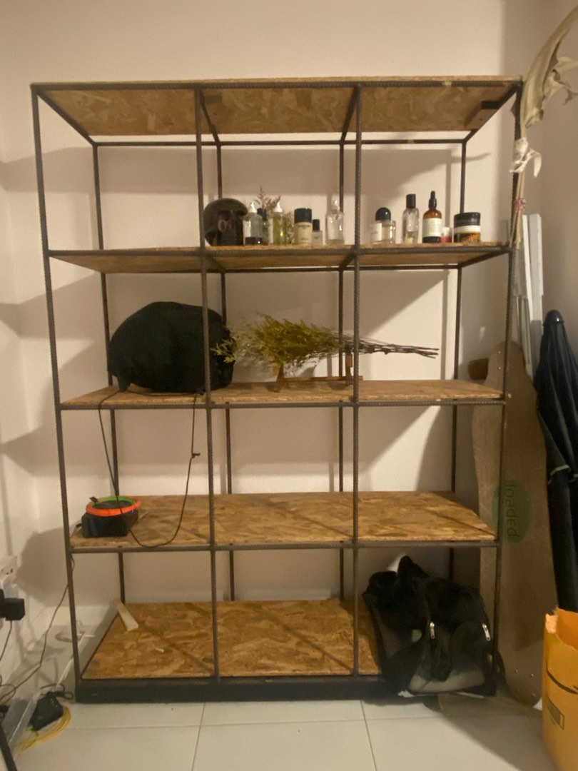 Industrial display rack, Furniture & Home Living, Furniture, Shelves ...