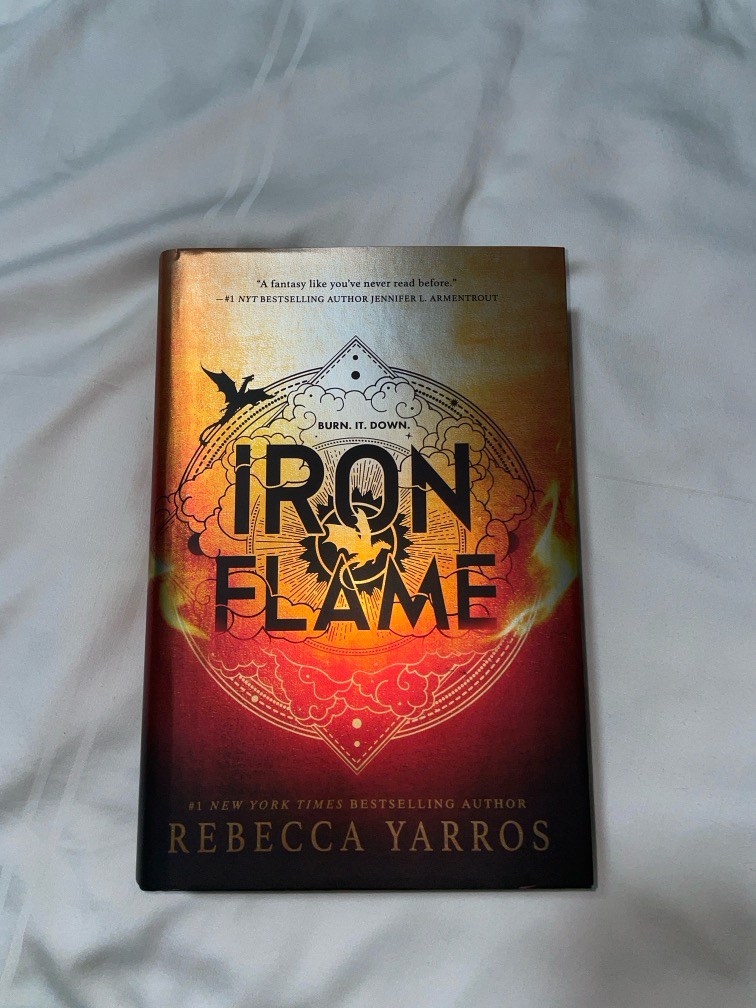Iron Flame (The Empyrean #2) by Rebecca Yarros with Sprayed Edges (First Edition), Hobbies ...