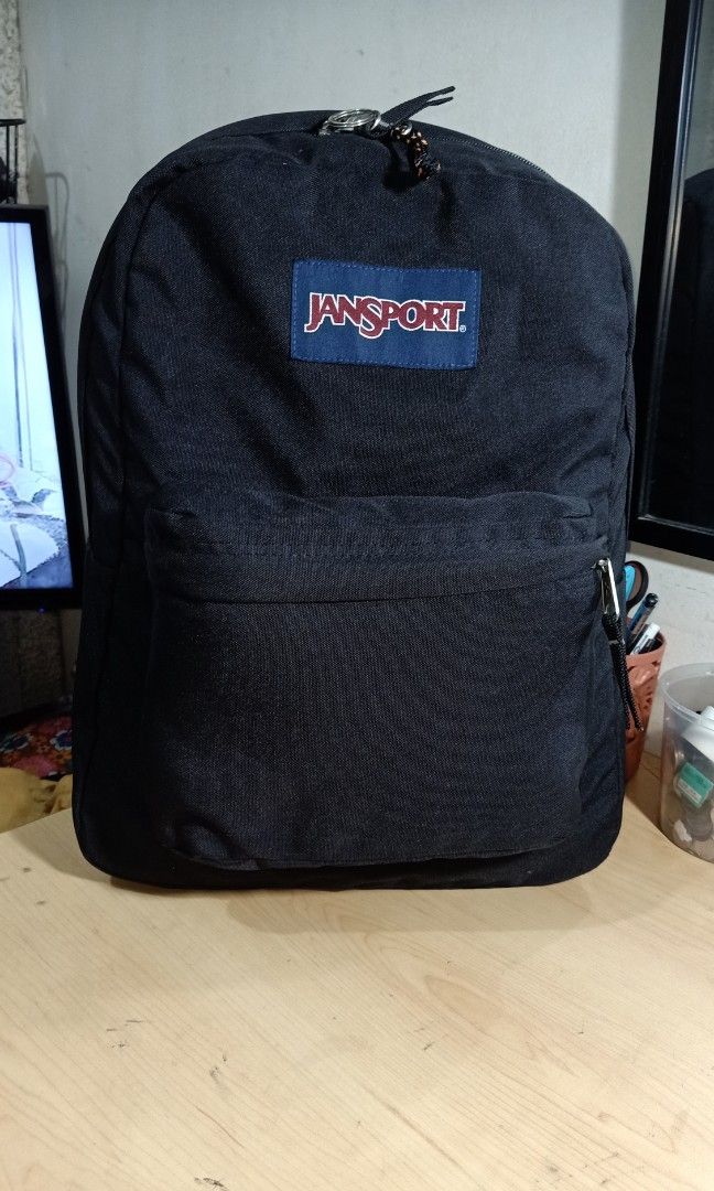 Jansport Black Backpack, Men's Fashion, Bags, Backpacks on Carousell