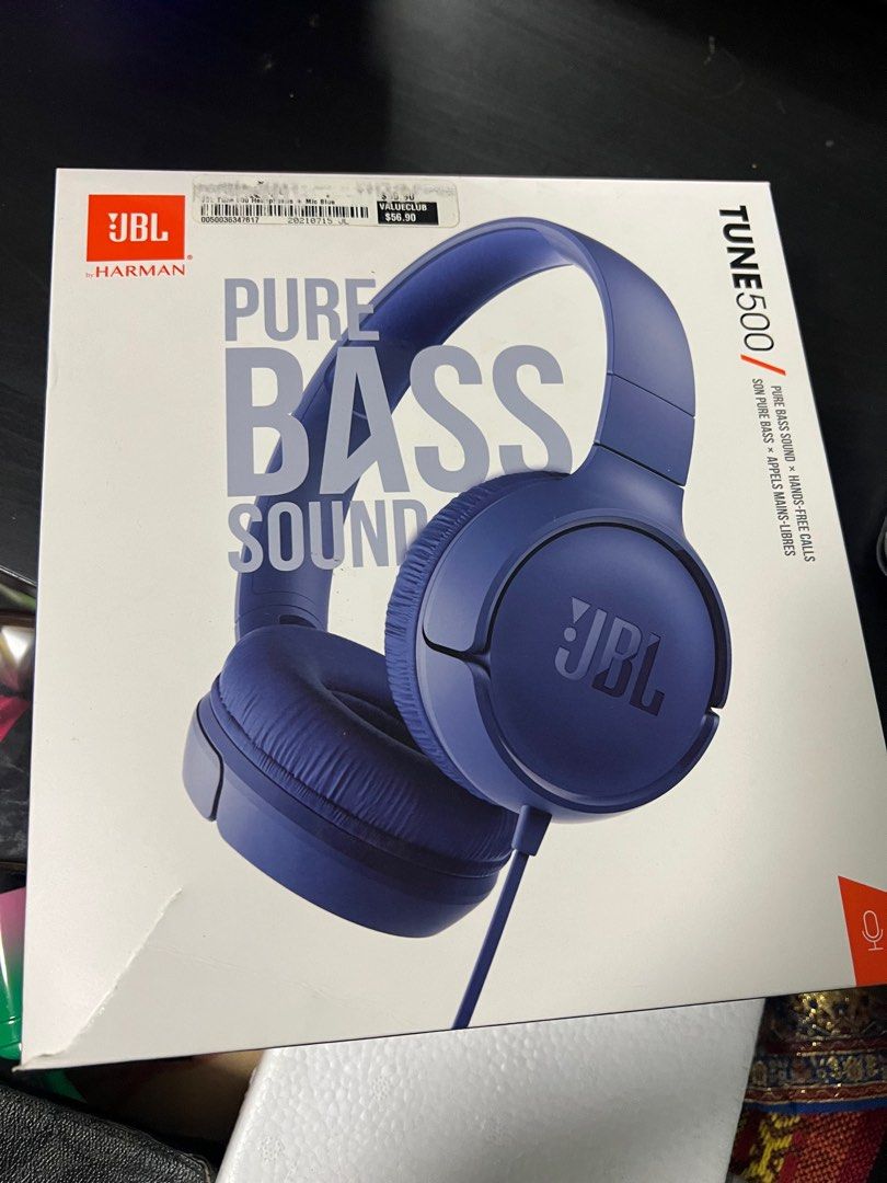 JBl Pure Bass Headphones, Audio, Headphones & Headsets on Carousell