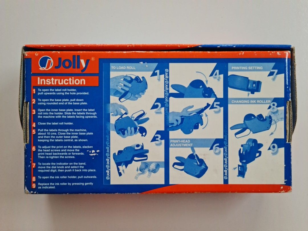 Jolly JC20 Line Price Date Labeller Printer, Hobbies & Toys, Stationery & Craft, Craft Supplies ...