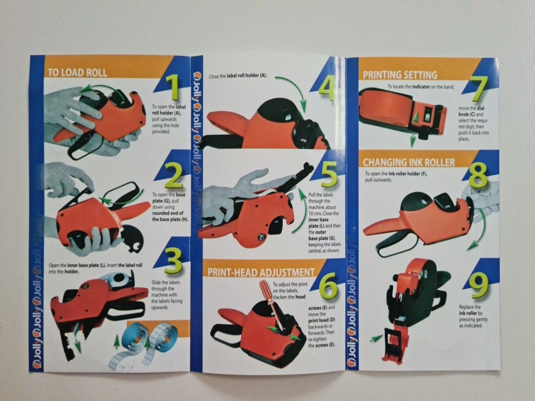 Jolly JC20 Line Price Date Labeller Printer, Hobbies & Toys, Stationery ...