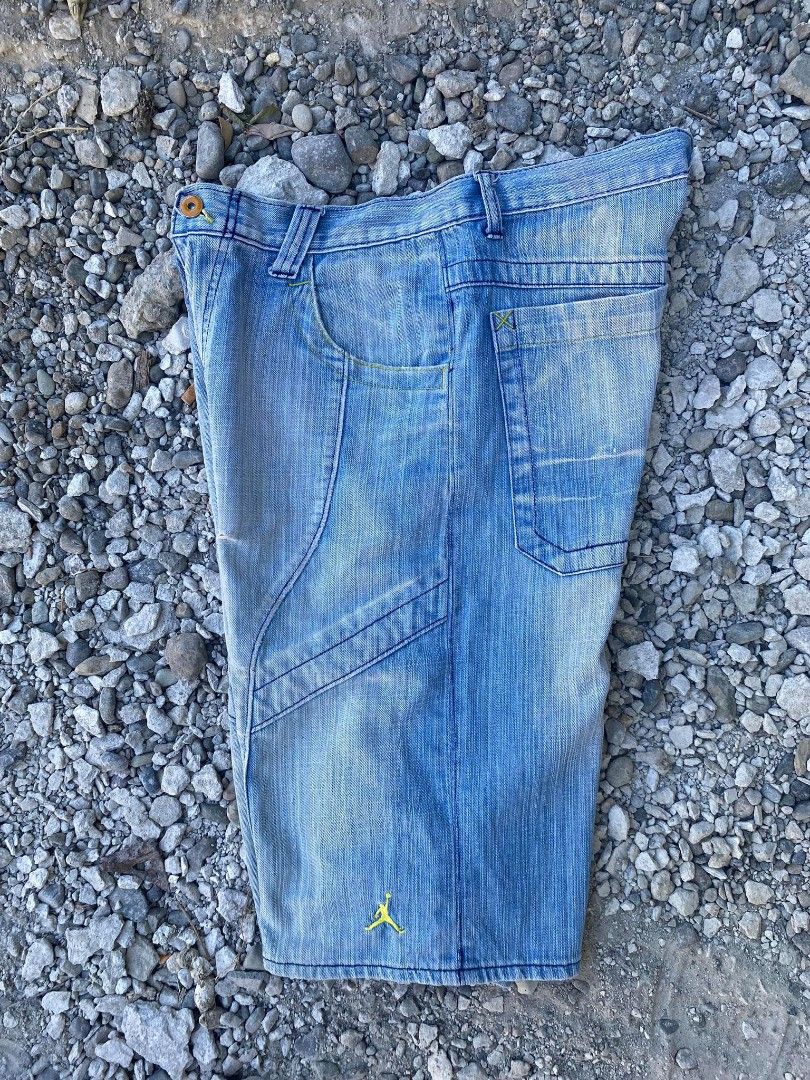 Jordan denim jorts, Men's Fashion, Activewear on Carousell