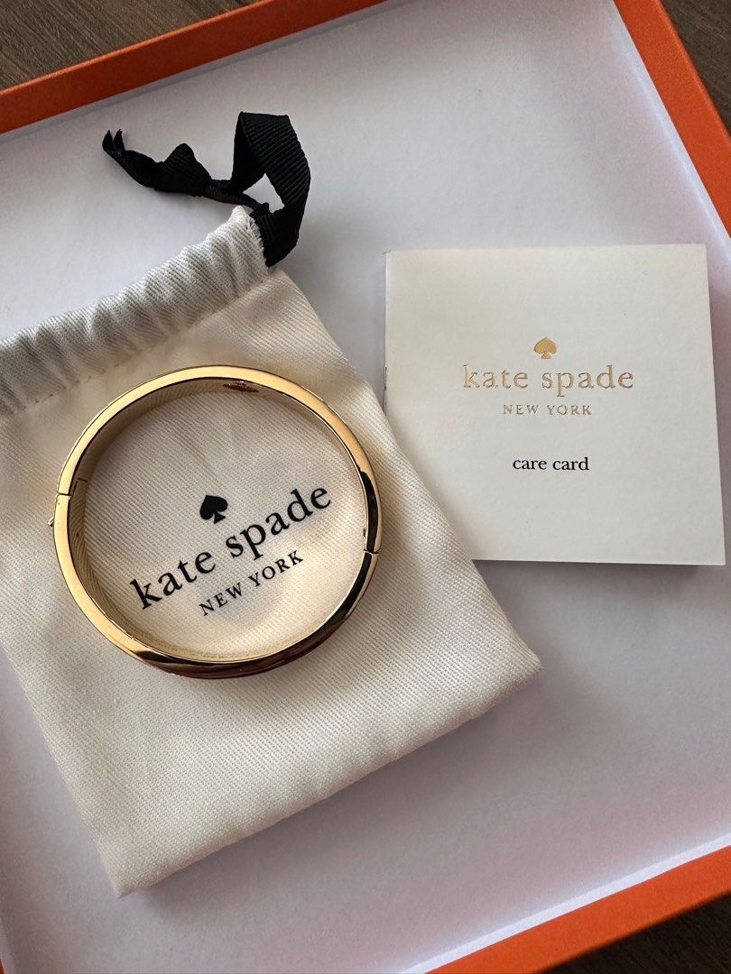 Kate Spade hole punch spade bangle, Women's Fashion, Jewelry ...