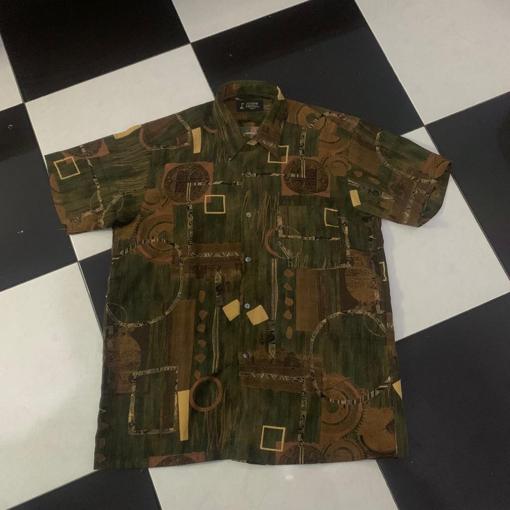 Kemeja Vintage jadul, Fesyen Pria, Pakaian , Atasan di Carousell