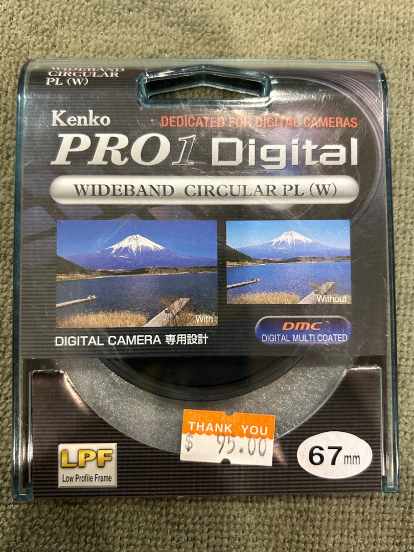 Kenko Pro 1 Digital Wide Band Circular Polarizer, Photography ...