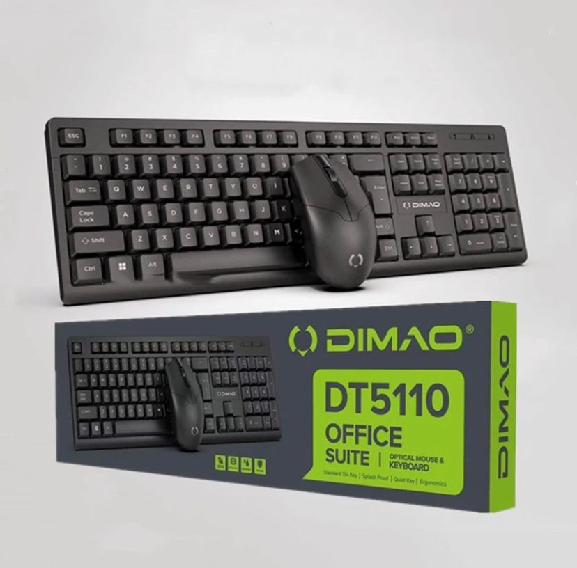 Keyboard and Mouse Wired DT5110, Computers & Tech, Parts & Accessories ...