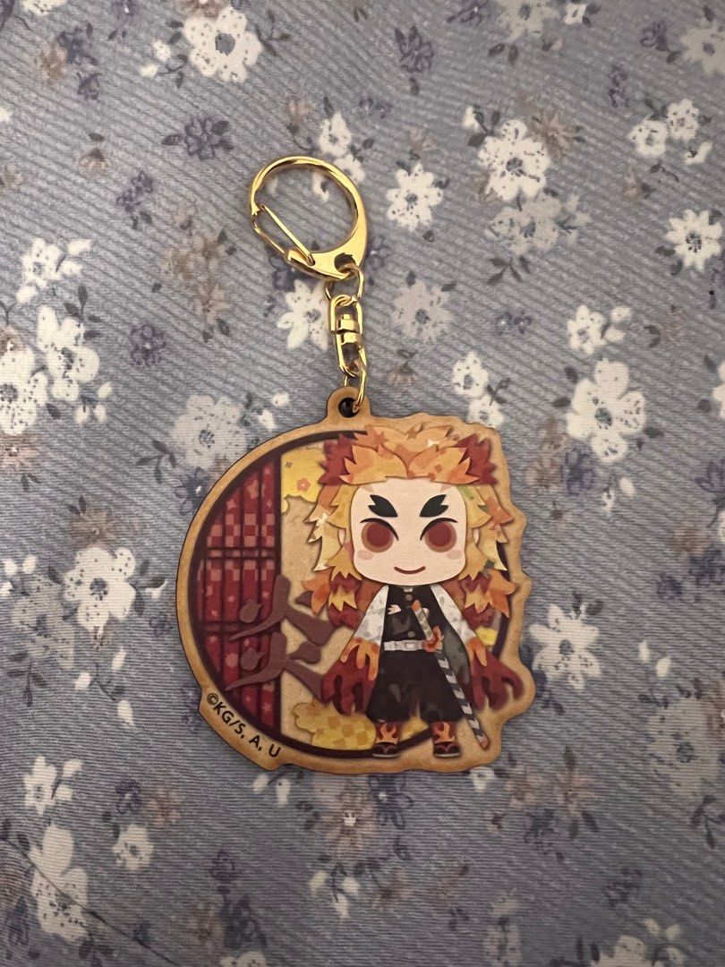 Kimetsu no Yaiba - Rengoku Keychain, Hobbies & Toys, Toys & Games on ...