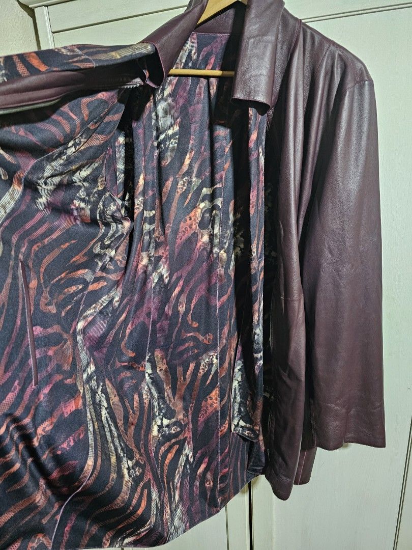 Ladies Leather Jacket (Silk Leather), Women's Fashion, Coats, Jackets ...