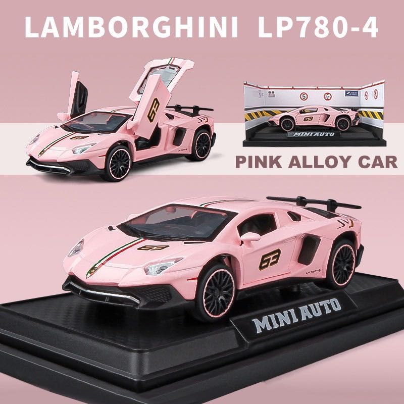 Pink Lamborghini Toy Carnull