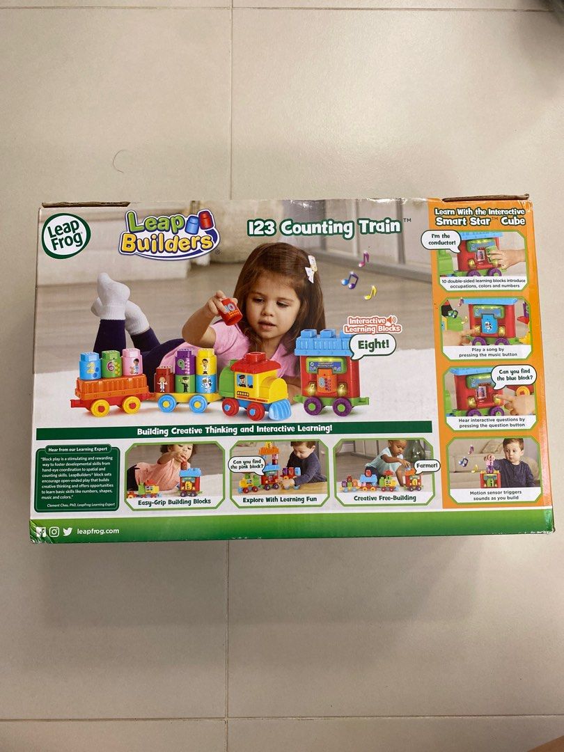 Leapfrog 123 Counting Train, Hobbies & Toys, Toys & Games on Carousell