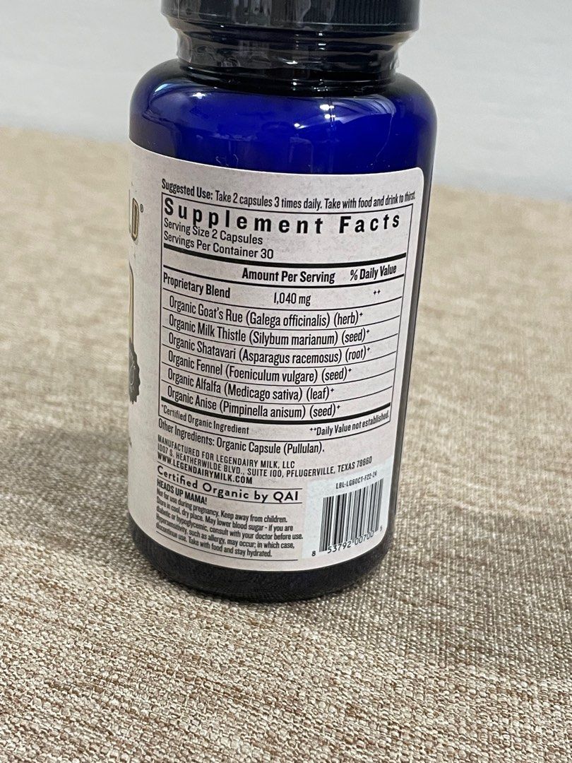 Legendary Milk Liquid Gold 60 caps, Babies & Kids, Nursing & Feeding ...