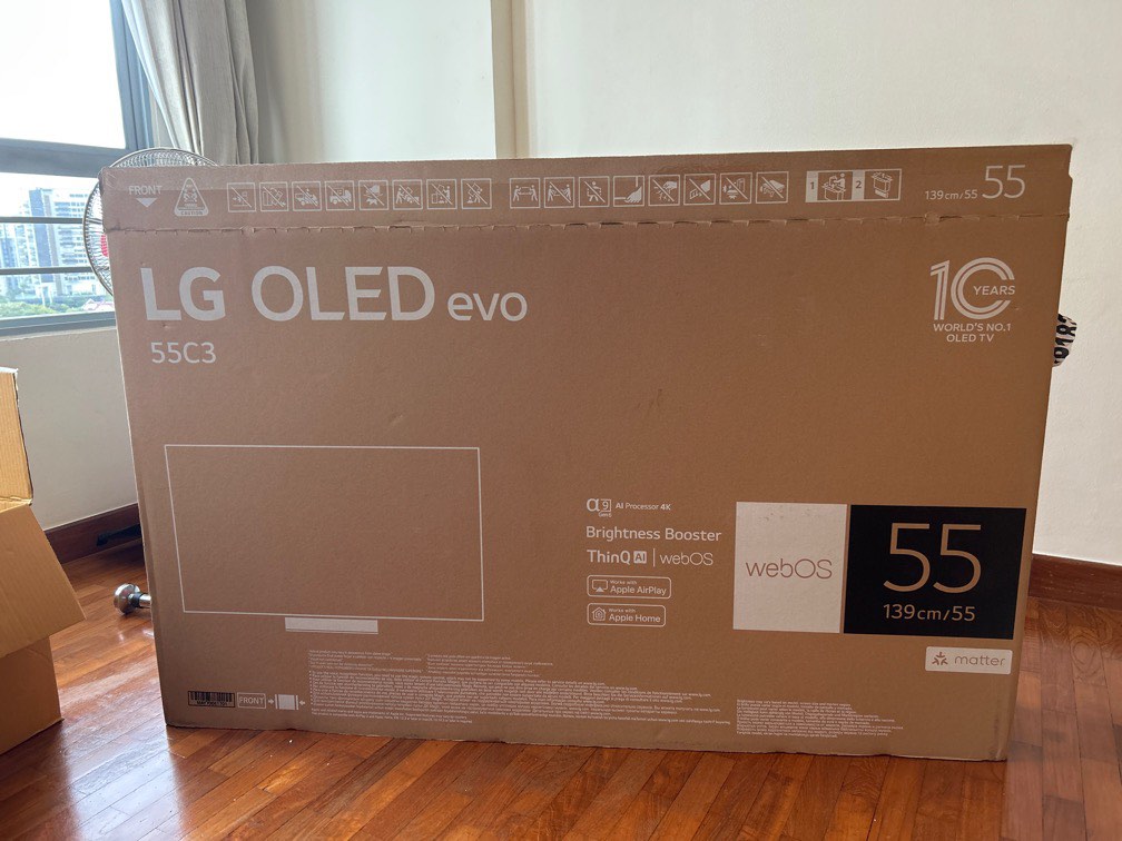 LG OLED 55 TV BOX, TV & Home Appliances, TV & Entertainment, TV Parts ...