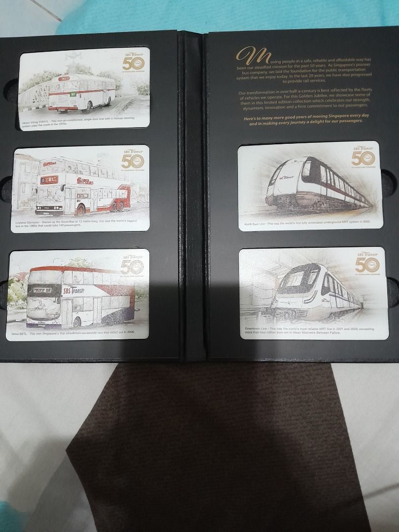 Limited addition sbs 50 years ezlink card, Hobbies & Toys, Toys & Games on Carousell