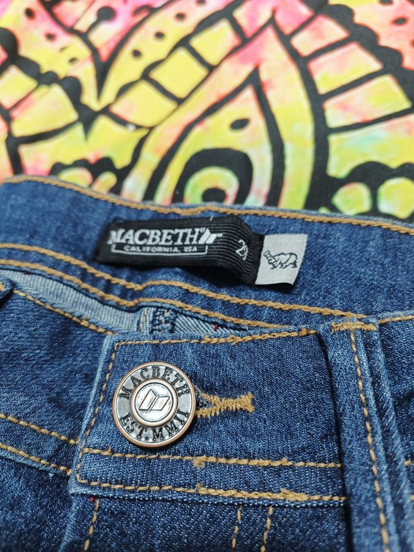 MACBETH PANTS SKINNY, Men's Fashion, Bottoms, Jeans on Carousell