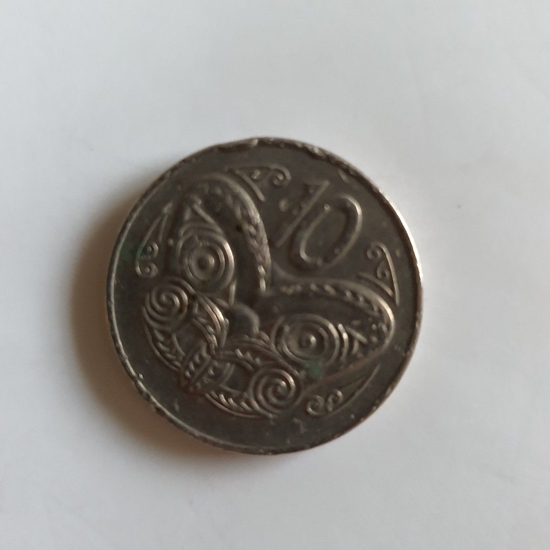 Maori Ancestors Mask Koruru New Zealand 10Cents 1970., Hobbies & Toys ...