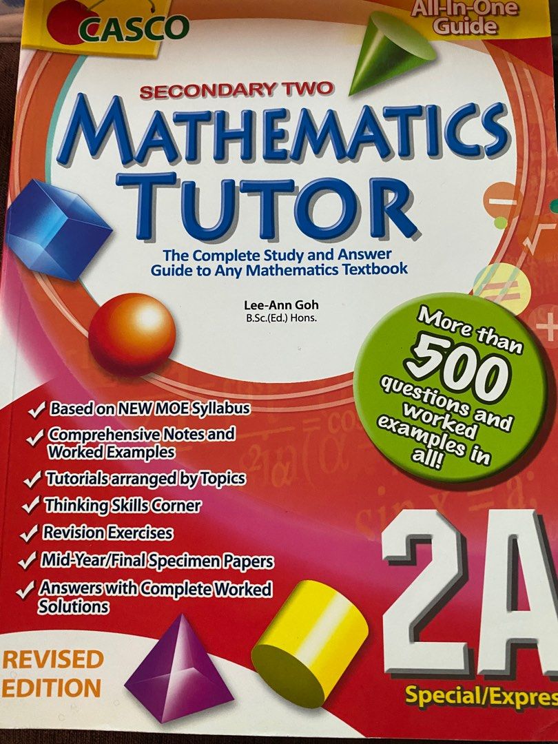 mathematics tutor sec2, Hobbies & Toys, Books & Magazines, Assessment ...