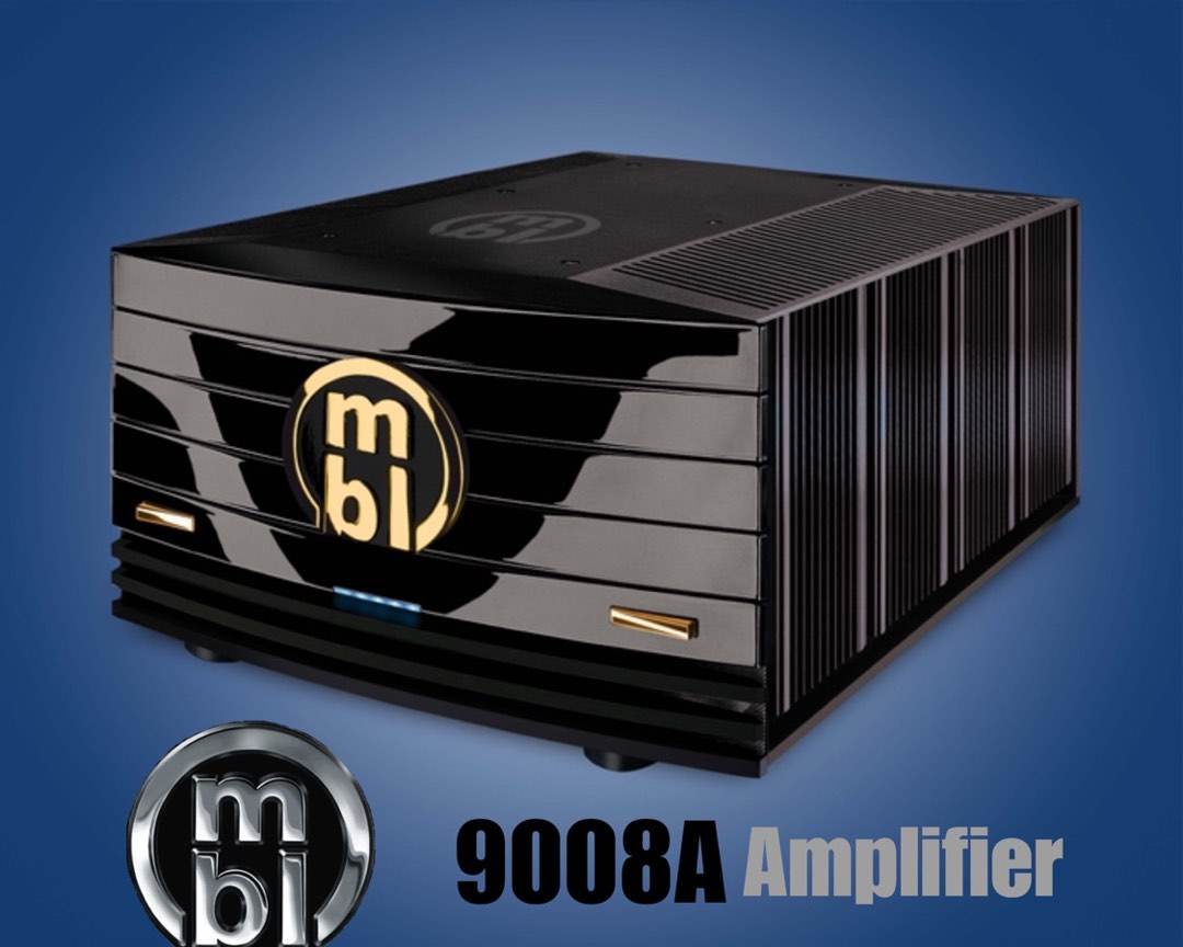 MBL 9008 A Amplifier Piano Gloss Black & Gold (preowned), Hobbies & Toys, Music & Media, Music ...