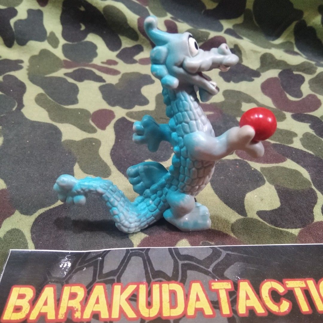 McDonald's Vintage Naga Biru Blue Dragon 3" PVC Figure Toy Chinese New ...