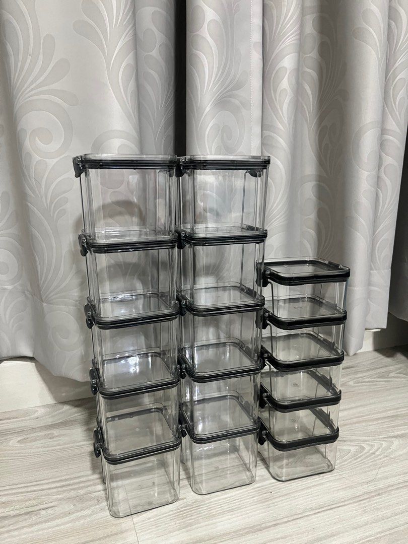 Mechanical keyboard air tight stackable containers for keycaps ...
