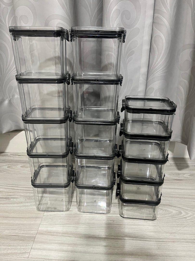 Mechanical keyboard air tight stackable containers for keycaps ...