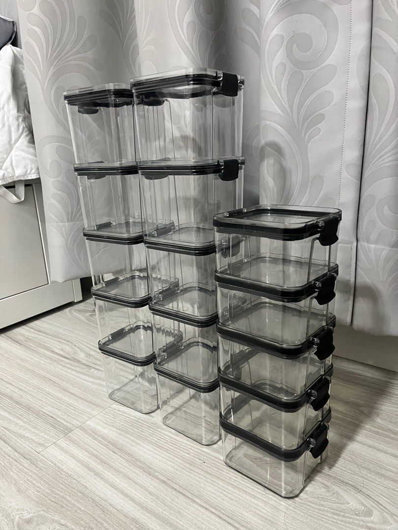 Mechanical keyboard air tight stackable containers for keycaps ...