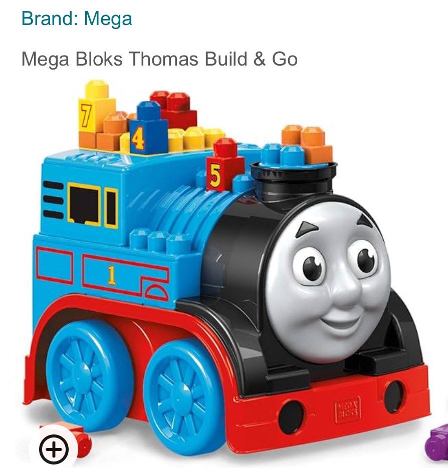 Mega Bloks - Thomas Train (40pcs), Hobbies & Toys, Toys & Games on ...