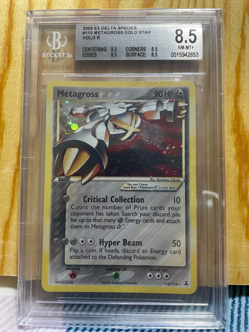 Metagross gold star, Hobbies & Toys, Memorabilia & Collectibles ...