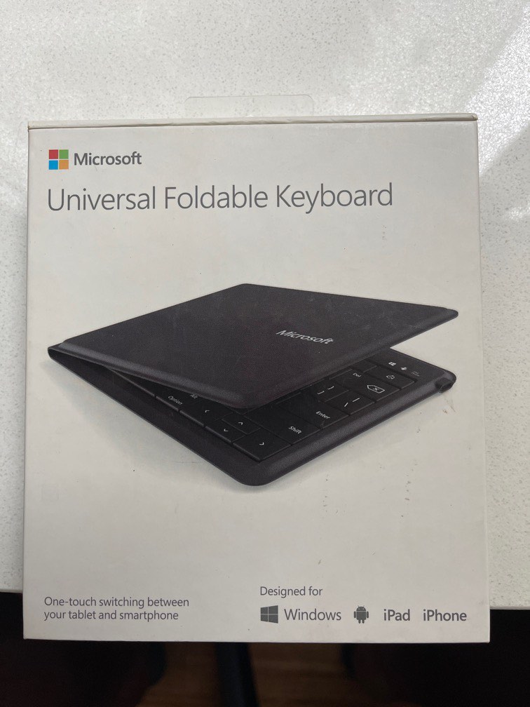 Microsoft universal foldable keyboard, Computers & Tech, Parts & Accessories, Computer Keyboard ...