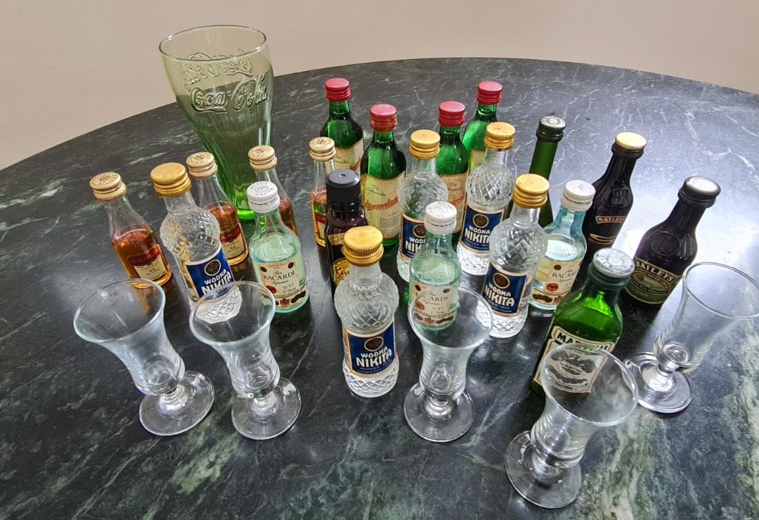 Miniature Spirit Display, Food & Drinks, Other Food & Drinks on Carousell