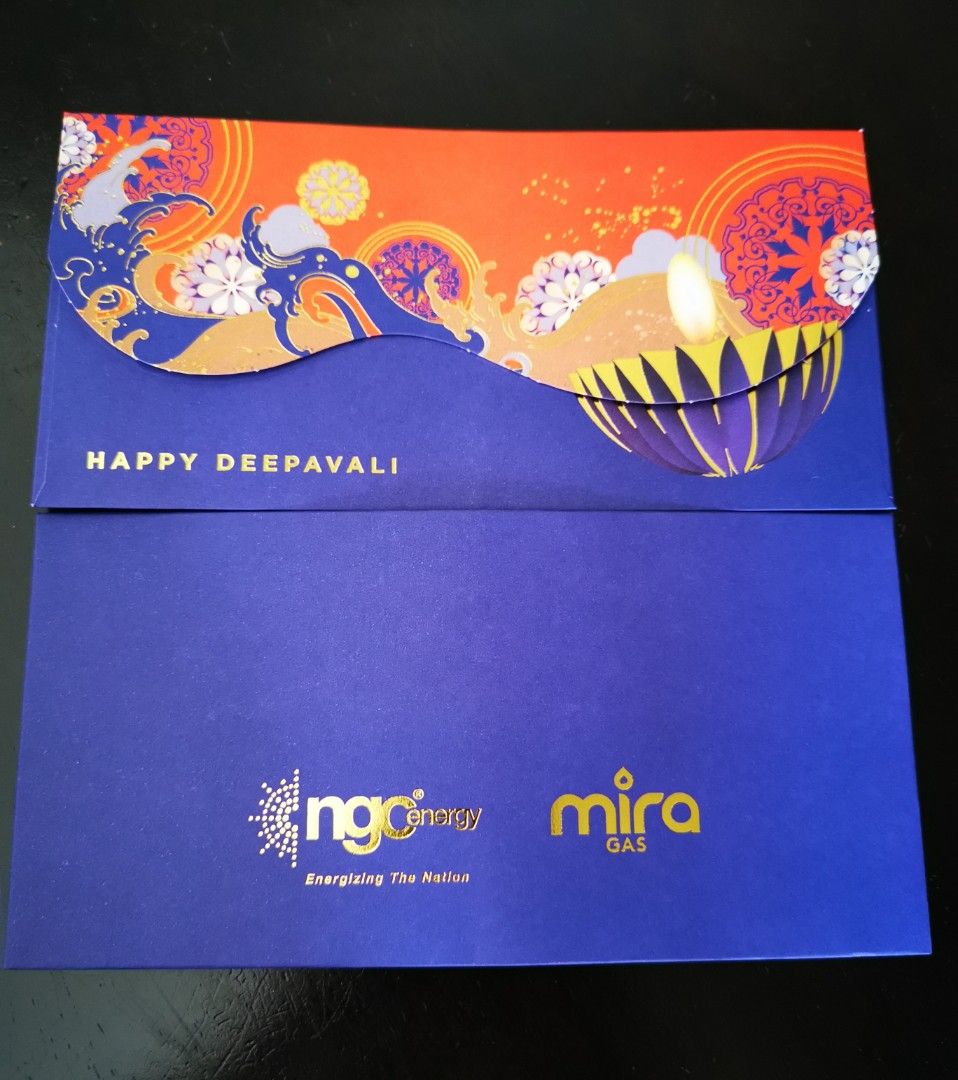 Mira Gas Deepavali 2023 Ang Pow / Red packet / Sampul Duit Raya ...