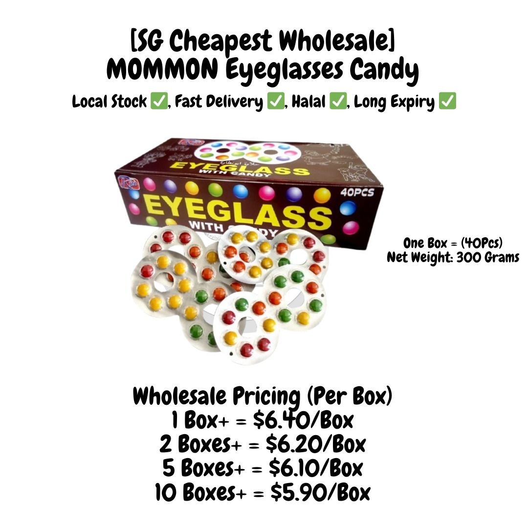 Mommom Eyeglasses candy (Chocolate Candy), Food & Drinks, Other Food ...