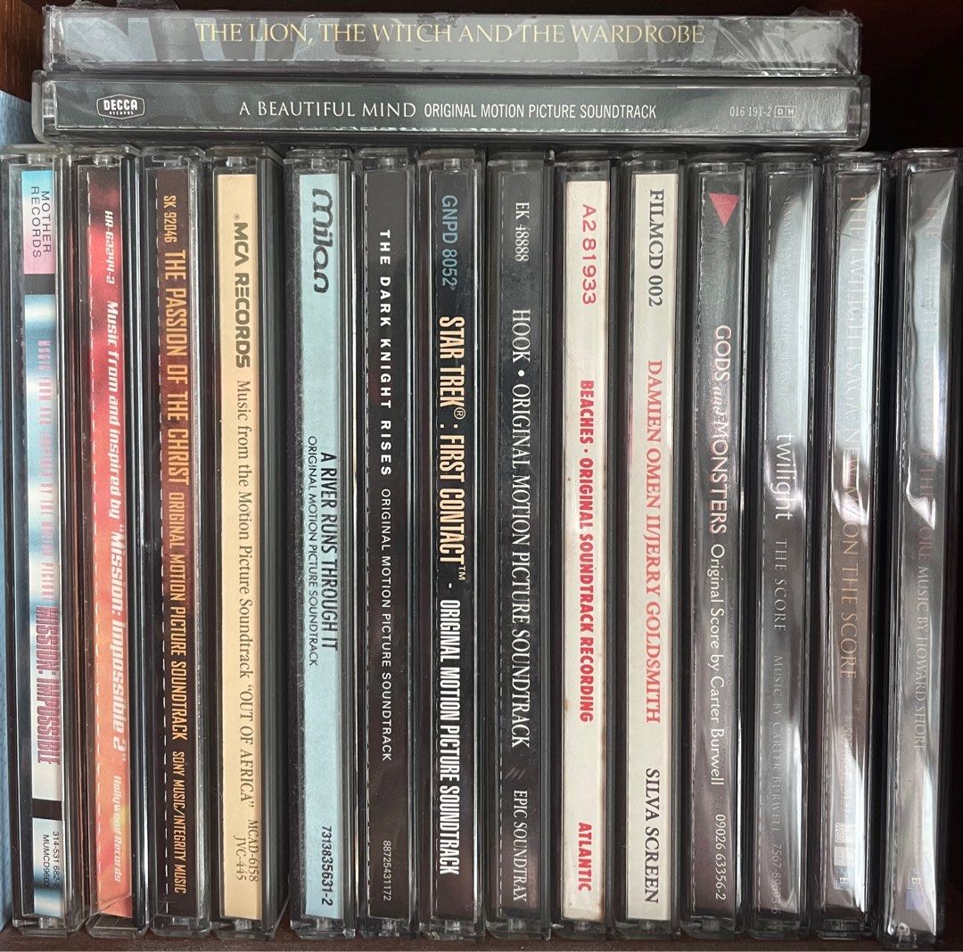 Movie Soundtracks CD (120 Different Titles), Hobbies & Toys, Music ...