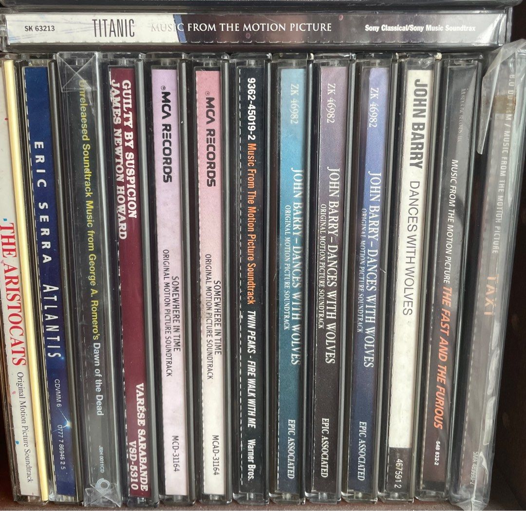 Movie Soundtracks CD (120 Different Titles), Hobbies & Toys, Music ...