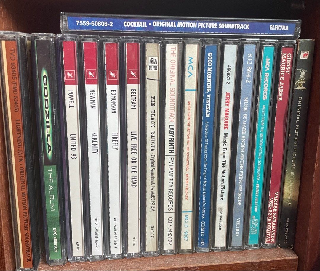 Movie Soundtracks CD (120 Different Titles), Hobbies & Toys, Music ...
