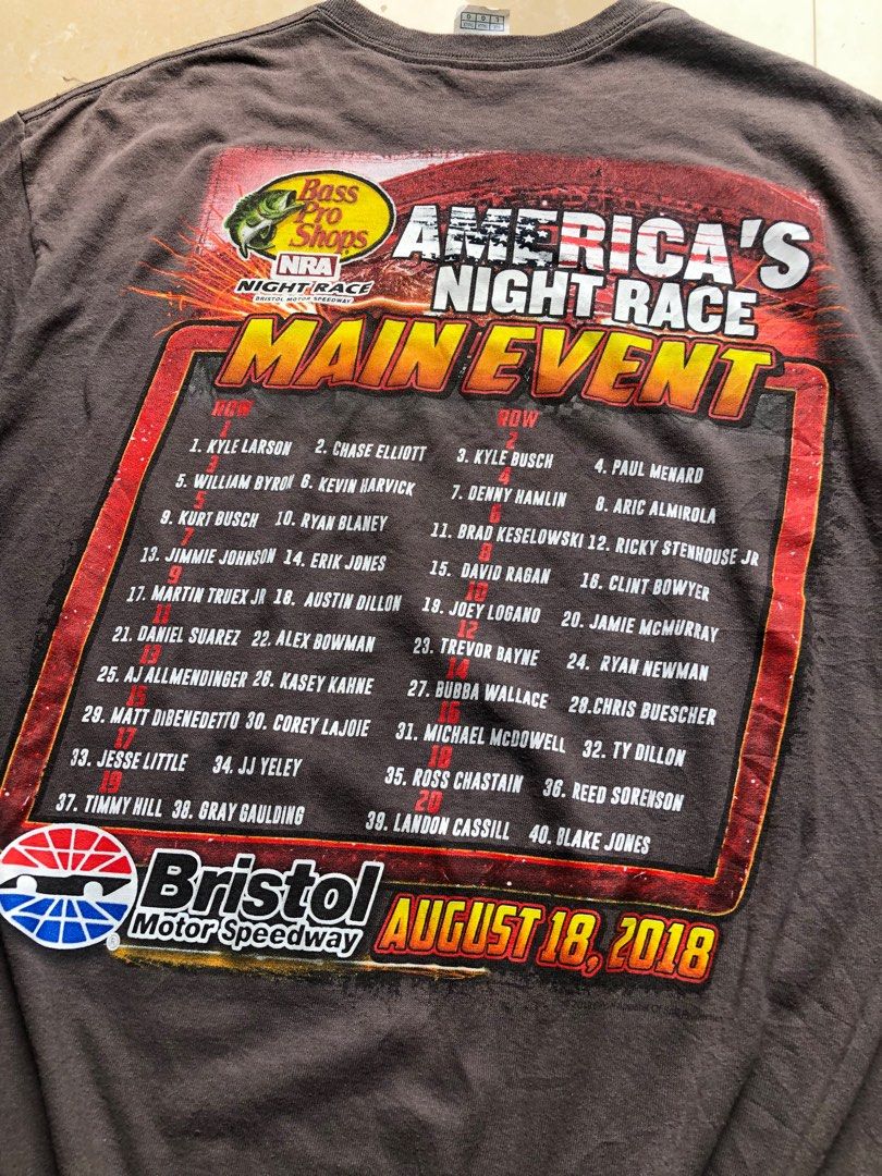 Nascar x Bass Pro Shops, Men's Fashion, Tops & Sets, Tshirts & Polo ...