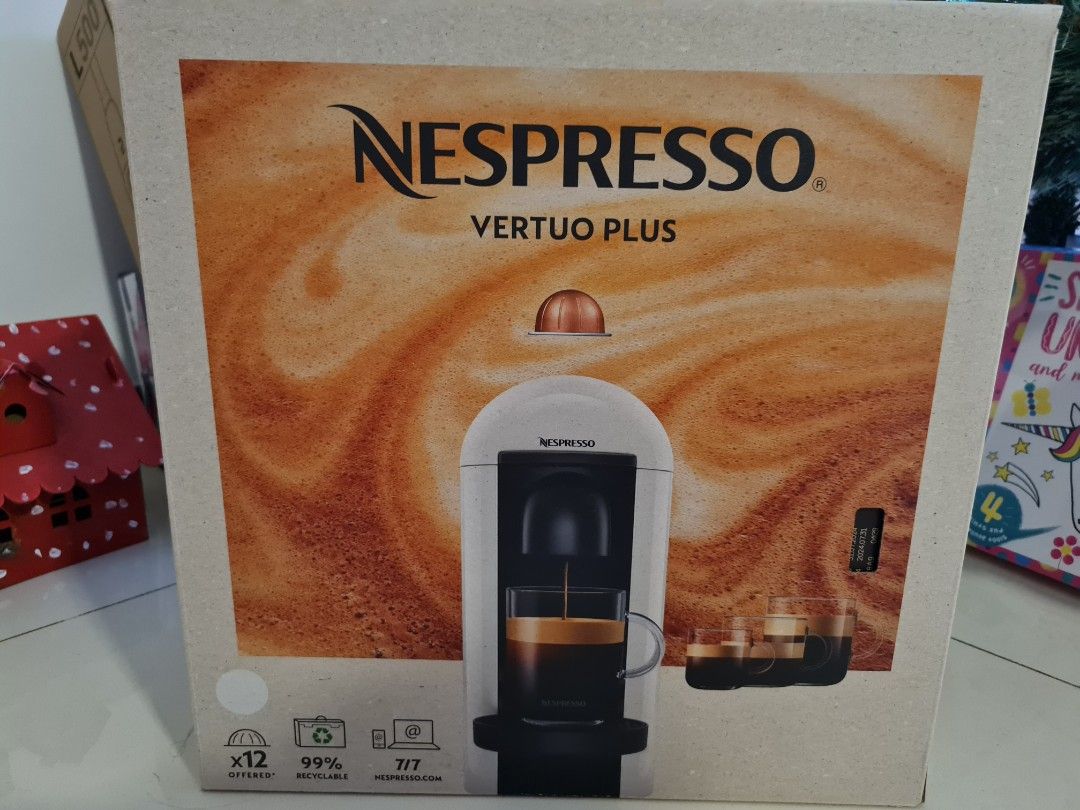 Nespresso Vertuo Plus White, TV & Home Appliances, Kitchen Appliances ...