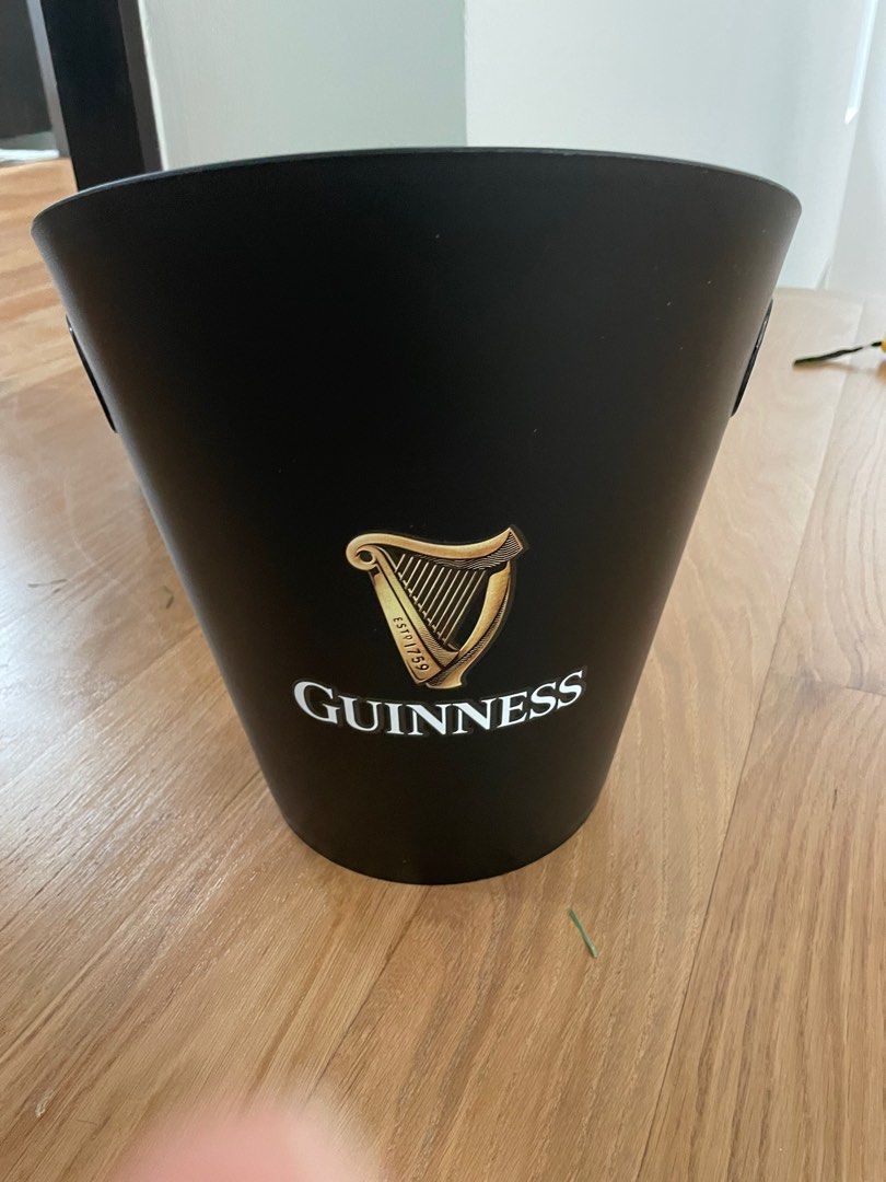 New ice bucket Guinness wine chiller, Furniture & Home Living ...