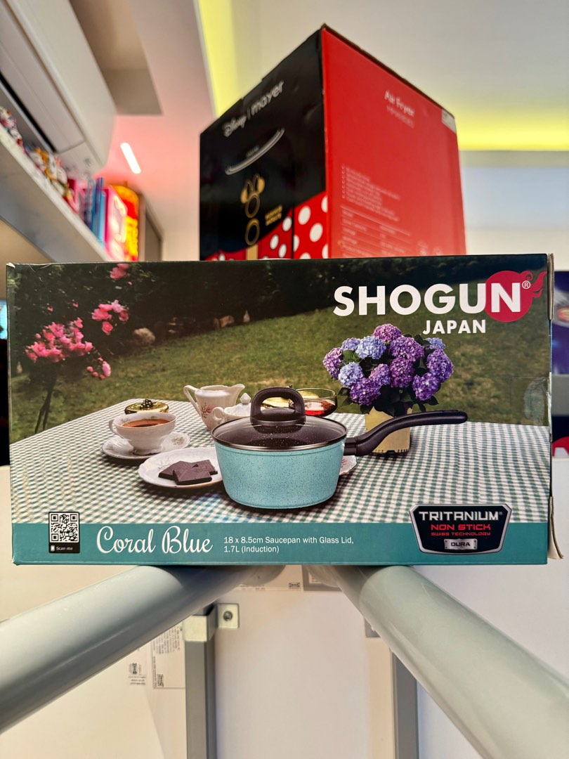 New La Gourmet Shogun Blue Coral 18cm Saucepan with lid, Furniture ...