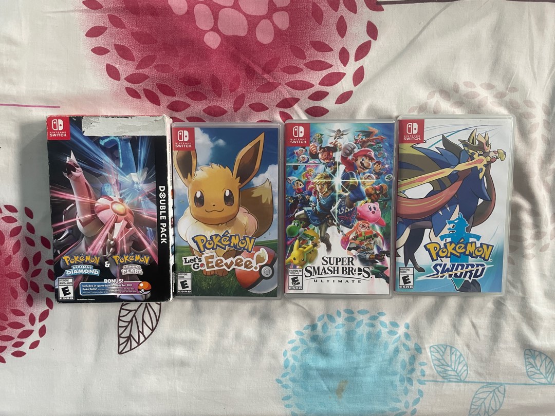 Nintendo Switch Games (Pokemon, Super Smash bros), Video Gaming, Video ...