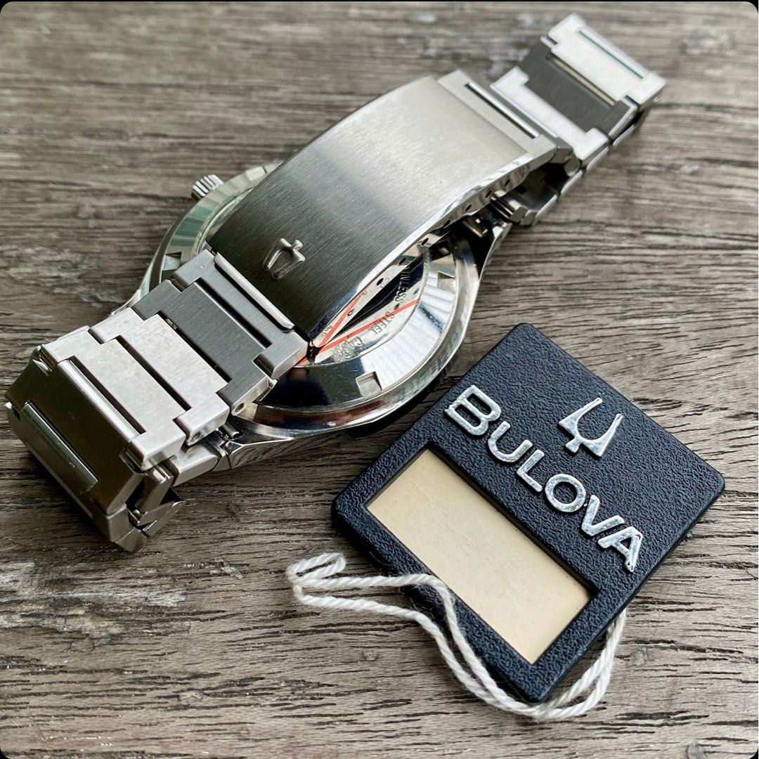 (NOS New Old Stock/Stickered case back/Hang tag) vintage Bulova VC 222 ...