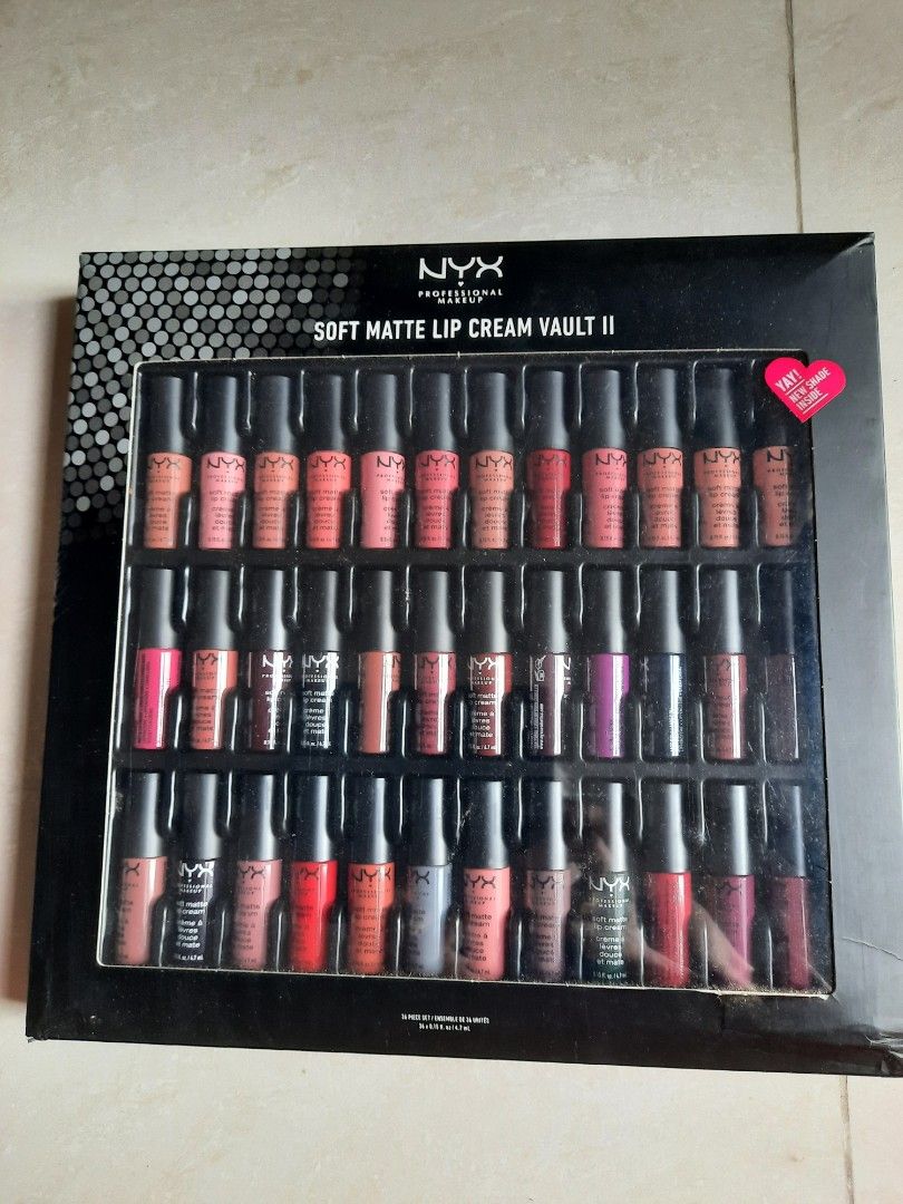 NYX lip balm set of 36, Beauty & Personal Care, Face, Makeup on Carousell