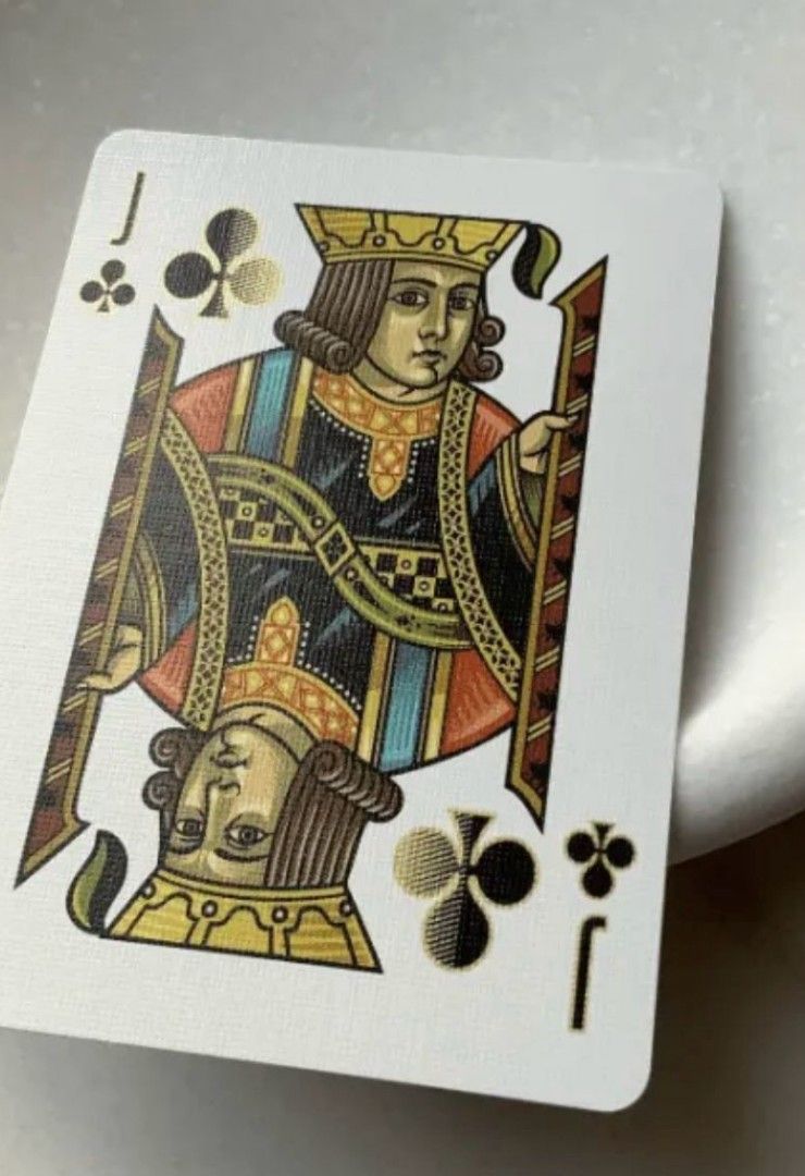 Oath Standard Playing Cards - Burgundy and Navy Blue, Hobbies & Toys ...